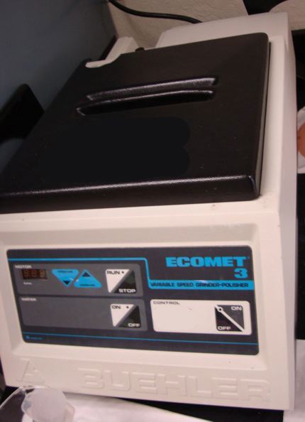 BUEHLER Ecomet 3 웨이퍼 그라인더, 랩퍼 & 폴리셔 판매 가격 #98091에 사용됨 > CAE에서 구매