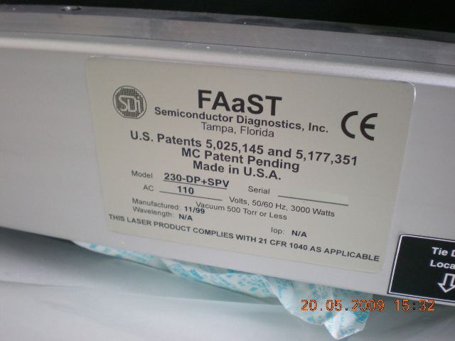 SEMILAB / SDI FAaSt 230 DP+SPV Mask & Wafer Inspector used for sale ...