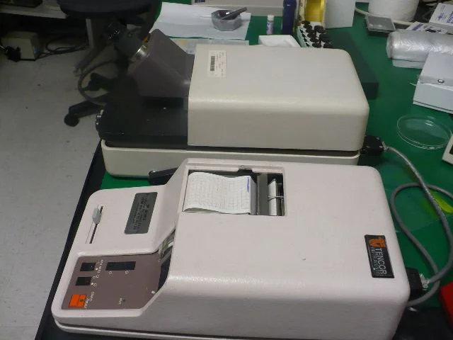 KLA / TENCOR Alpha Step 100 Wafer Tester used for sale price #74, 1984 ...