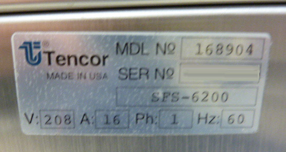 KLA / TENCOR 6200 Surfscan 웨이퍼 테스터 판매 가격 #171038에 사용됨 > CAE에서 구매