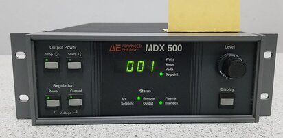 ADVANCED ENERGY MDX-500 전원 공급 장치 판매 가격 #293657484에 사용됨 > CAE에서 구매