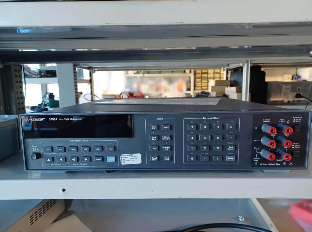 AGILENT / HP / HEWLETT-PACKARD / KEYSIGHT 3458A Electronic Test ...