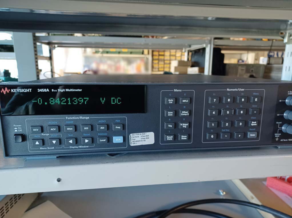 AGILENT / HP / HEWLETT-PACKARD / KEYSIGHT 3458A Electronic Test ...