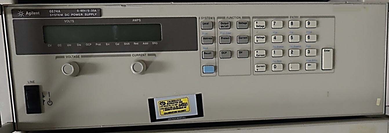 AGILENT / HP / HEWLETT-PACKARD / KEYSIGHT 6674A Power Supply used for sale price #293763193 ...