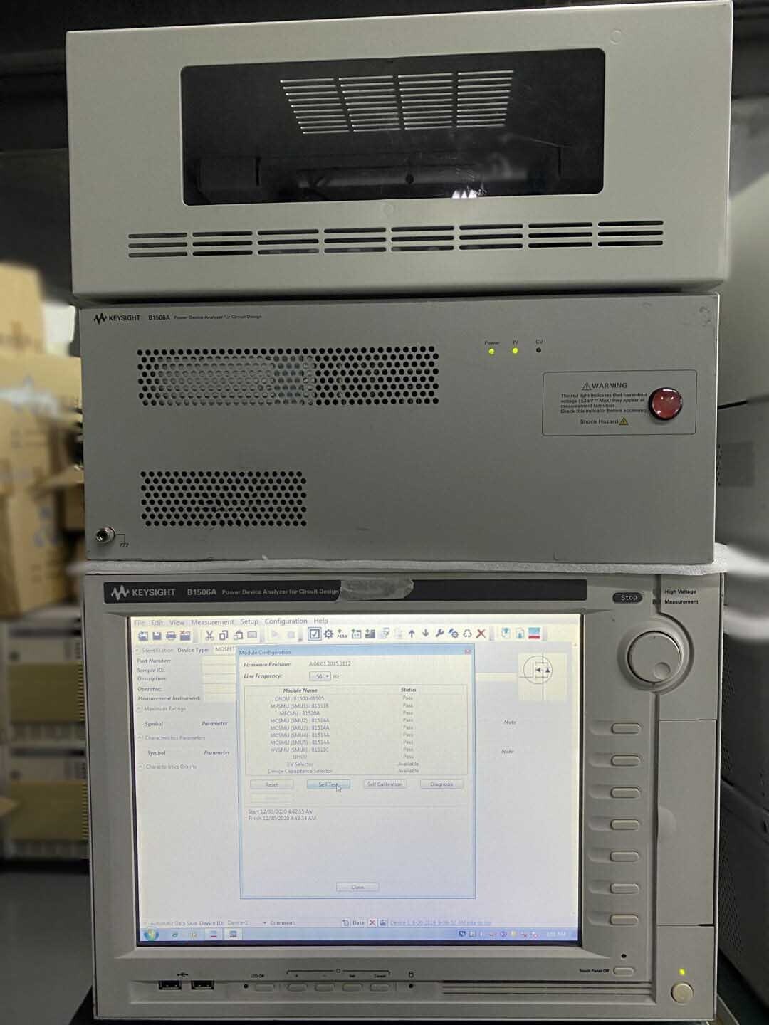 AGILENT / HP / HEWLETT-PACKARD / KEYSIGHT B1506A / H71 Electronic Test ...