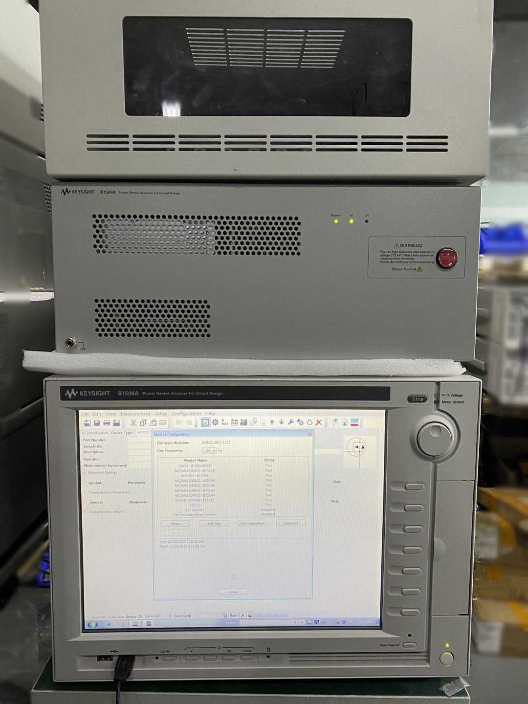 AGILENT / HP / HEWLETT-PACKARD / KEYSIGHT B1506A / H71 used for sale ...