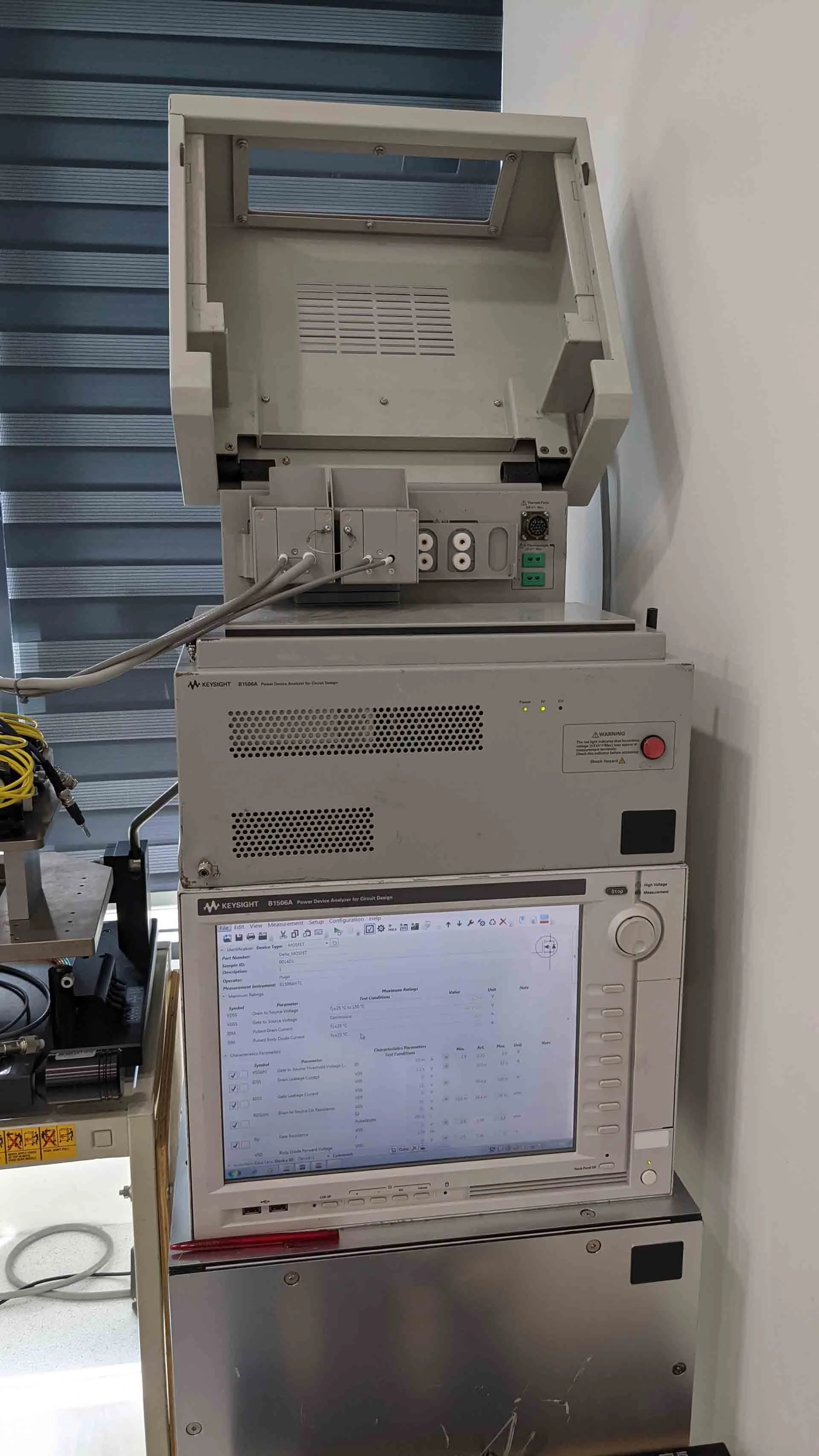 AGILENT / HP / HEWLETT-PACKARD / KEYSIGHT B1506A Electronic Test ...