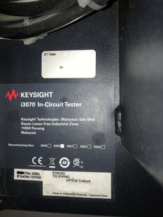 AGILENT / HP / HEWLETT-PACKARD / KEYSIGHT i3070 PC Board Tester used ...