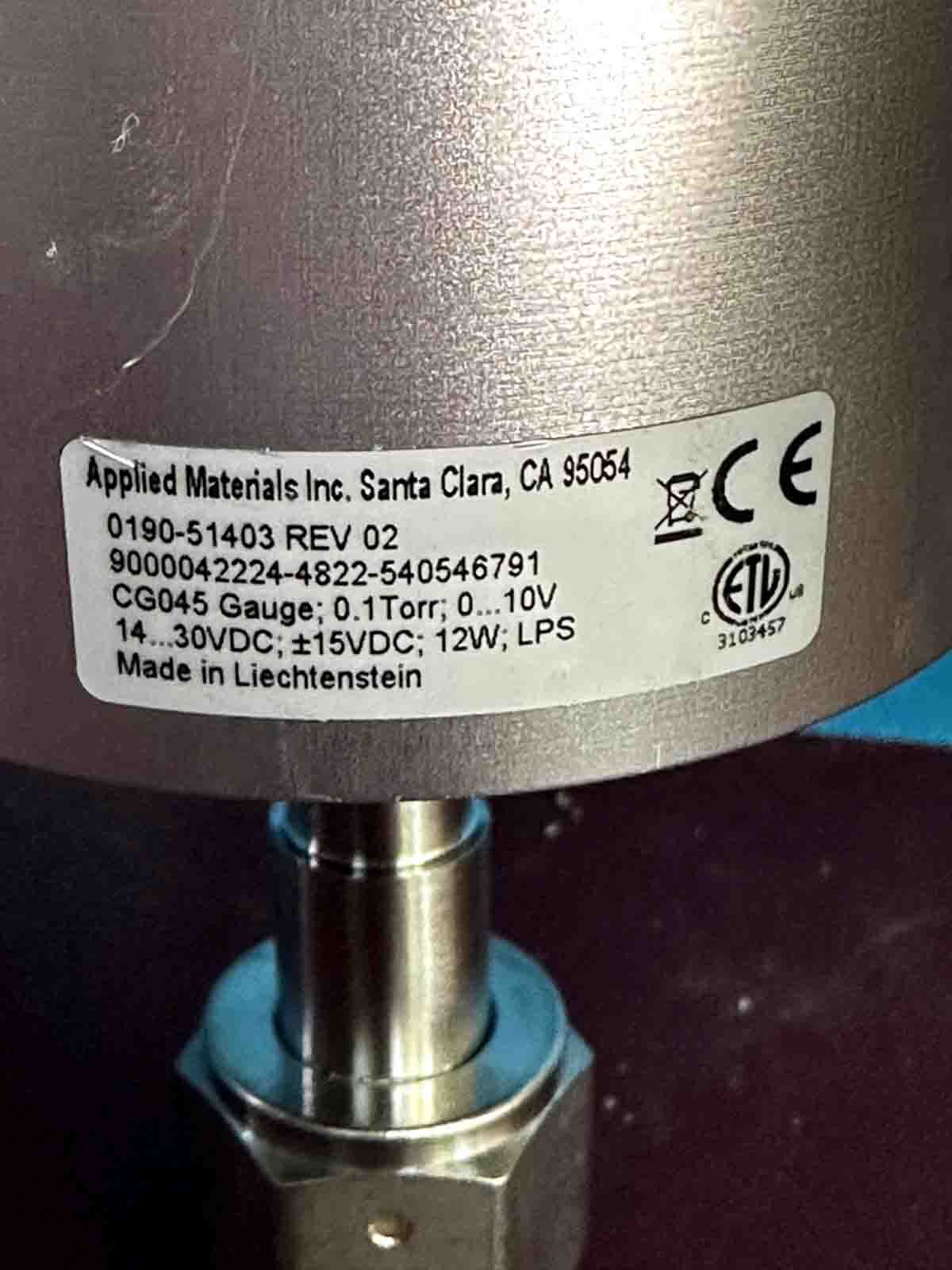 AMAT / APPLIED MATERIALS 0190-51403 Rev 02 원자로 판매 가격 #293676468에 사용됨 > CAE에서 구매