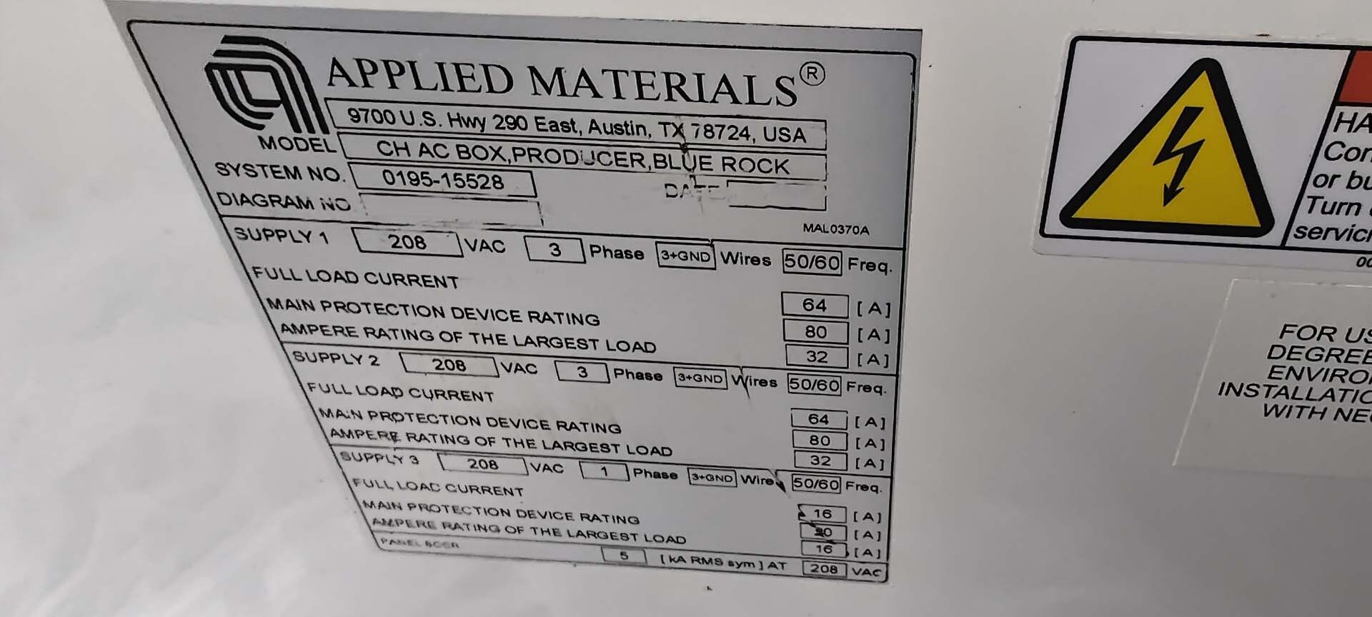 AMAT / APPLIED MATERIALS Lot of spare parts for Producer GT 원자로 판매 가격 ...