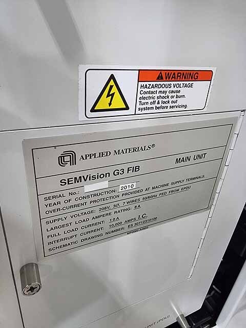 AMAT / APPLIED MATERIALS SemVision G3 FIB 사용됨 판매용 가격 #9408665, 2010 ...