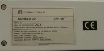 AMAT / APPLIED MATERIALS NANOSEM 3D 晶圆测试仪 用于销售价格 #9050154, 2003 > 从 CAE 购买