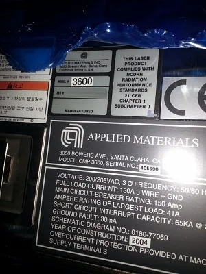 AMAT / APPLIED MATERIALS Reflexion CMP Wafer Grinder, Lapper & Polisher ...