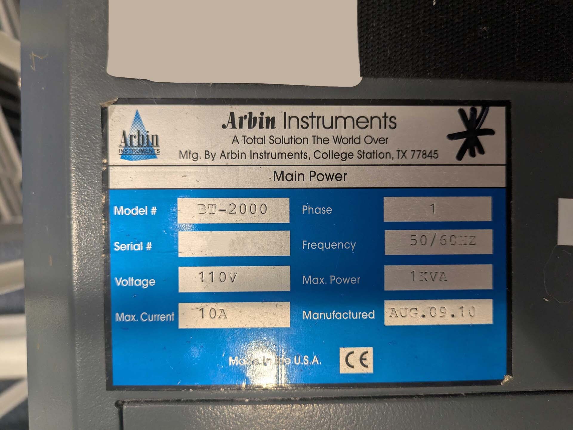 ARBIN INSTRUMENTS BT-2000 Electronic Test Equipment used for sale price ...