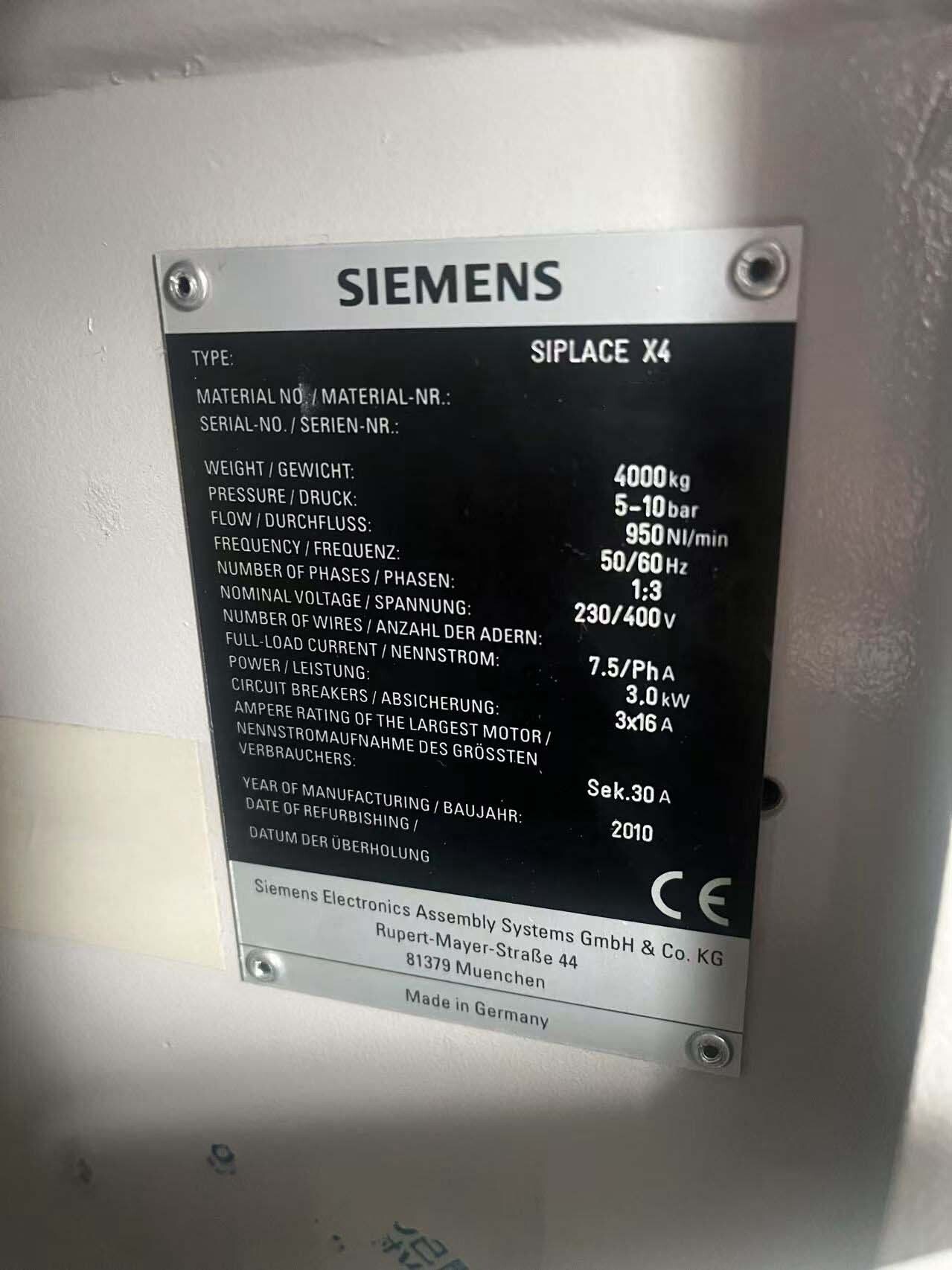 ASM / SIEMENS Siplace X4 used for sale price #293695426, 2010 > buy ...