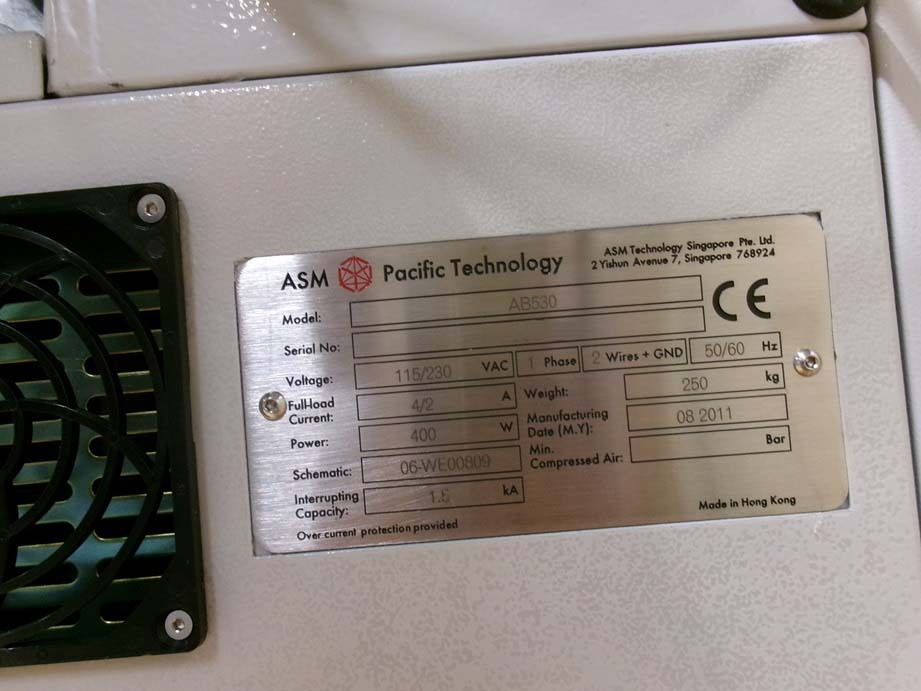 ASM AB 530 Bonder used for sale price #293799641, 2011 > buy from CAE