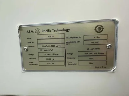 ASM AD 420 Die Attacher used for sale price #293754463, 2020 > buy from CAE