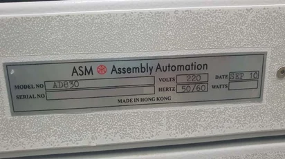 ASM AD 830 Die Attacher used for sale price #9411752, 2010 > buy from CAE