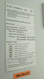 ASM XP4 / P8300 / P8200 / Pulsar 3000 / Emerald 3000 反应器 用于销售价格 ...