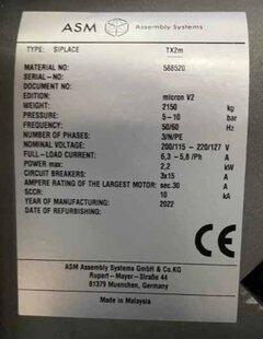 ASM Siplace TX2i used for sale price #293648671, 2022 > buy from CAE