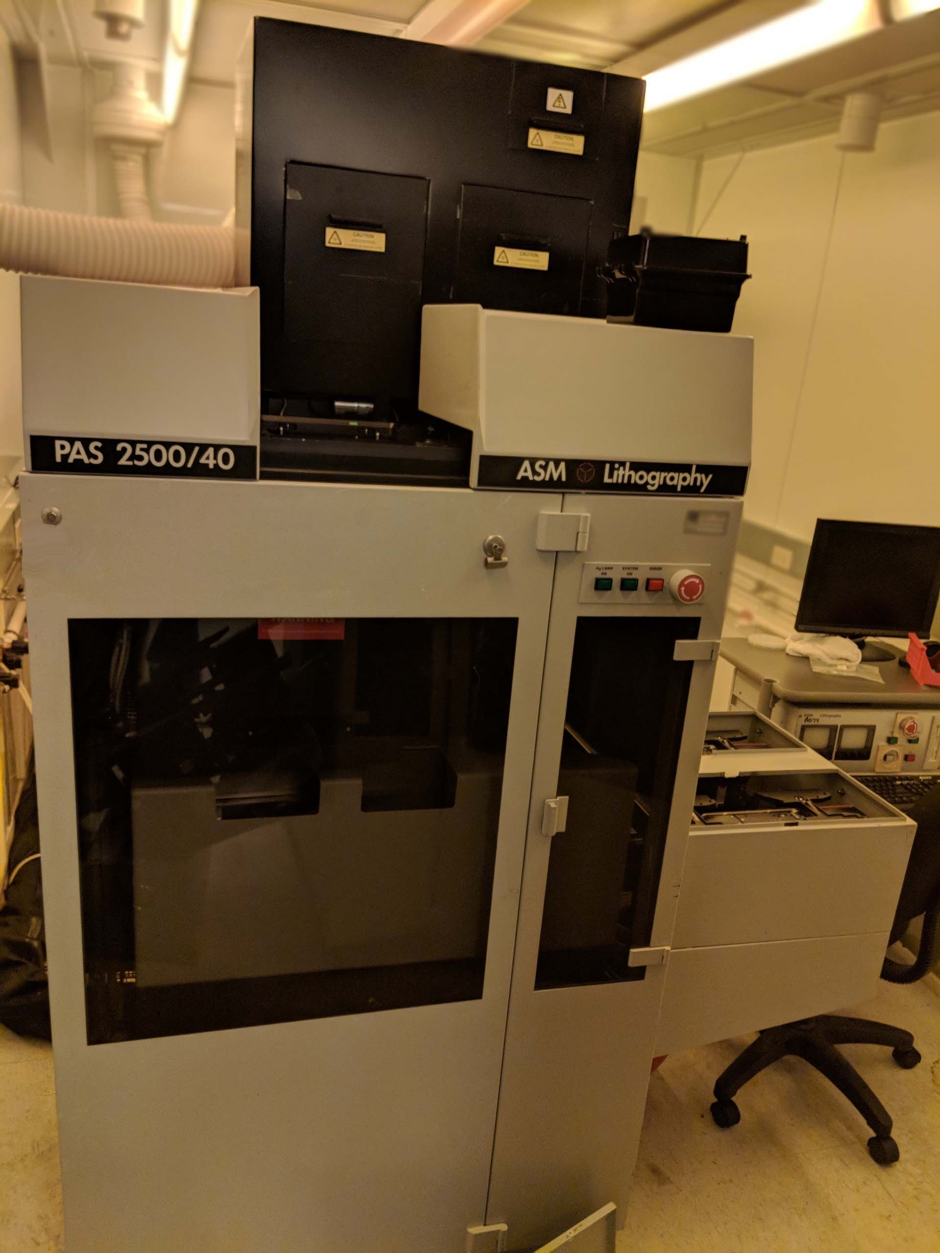 ASML PAS 2500 / 40 스테퍼 판매 가격 #9233907, 1989에 사용됨 > CAE에서 구매