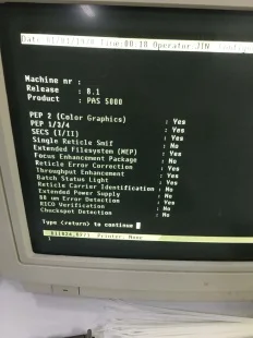 ASML PAS 5000 / 50 Stepper used for sale price #9254233 > buy from CAE