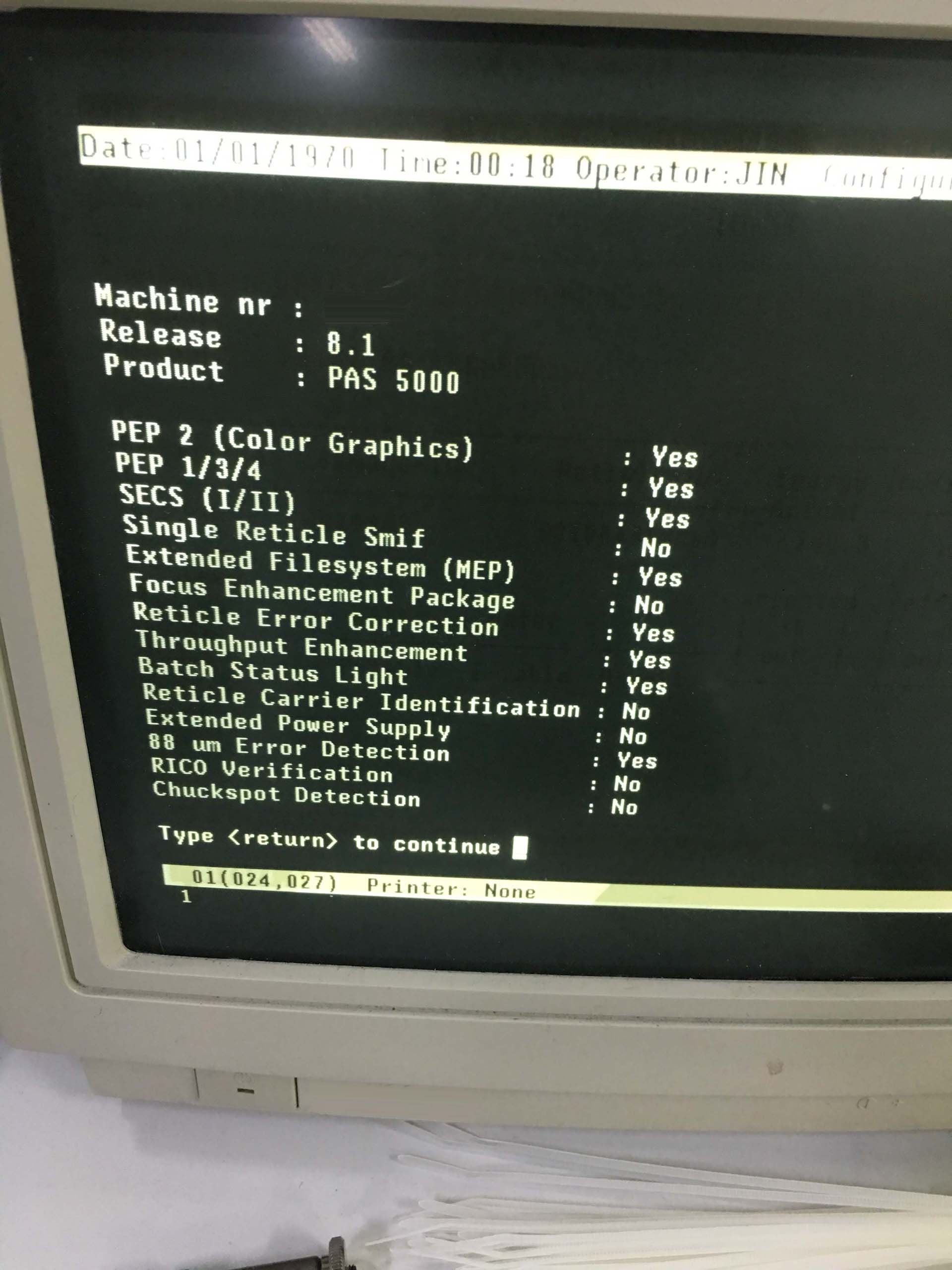 ASML PAS 5000 / 50 Stepper used for sale price #9254233 > buy from CAE