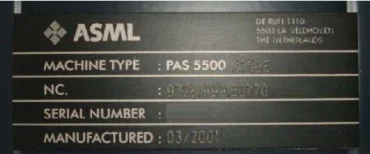 ASML PAS 5500 / 750E Stepper used for sale price #9026429 > buy from CAE