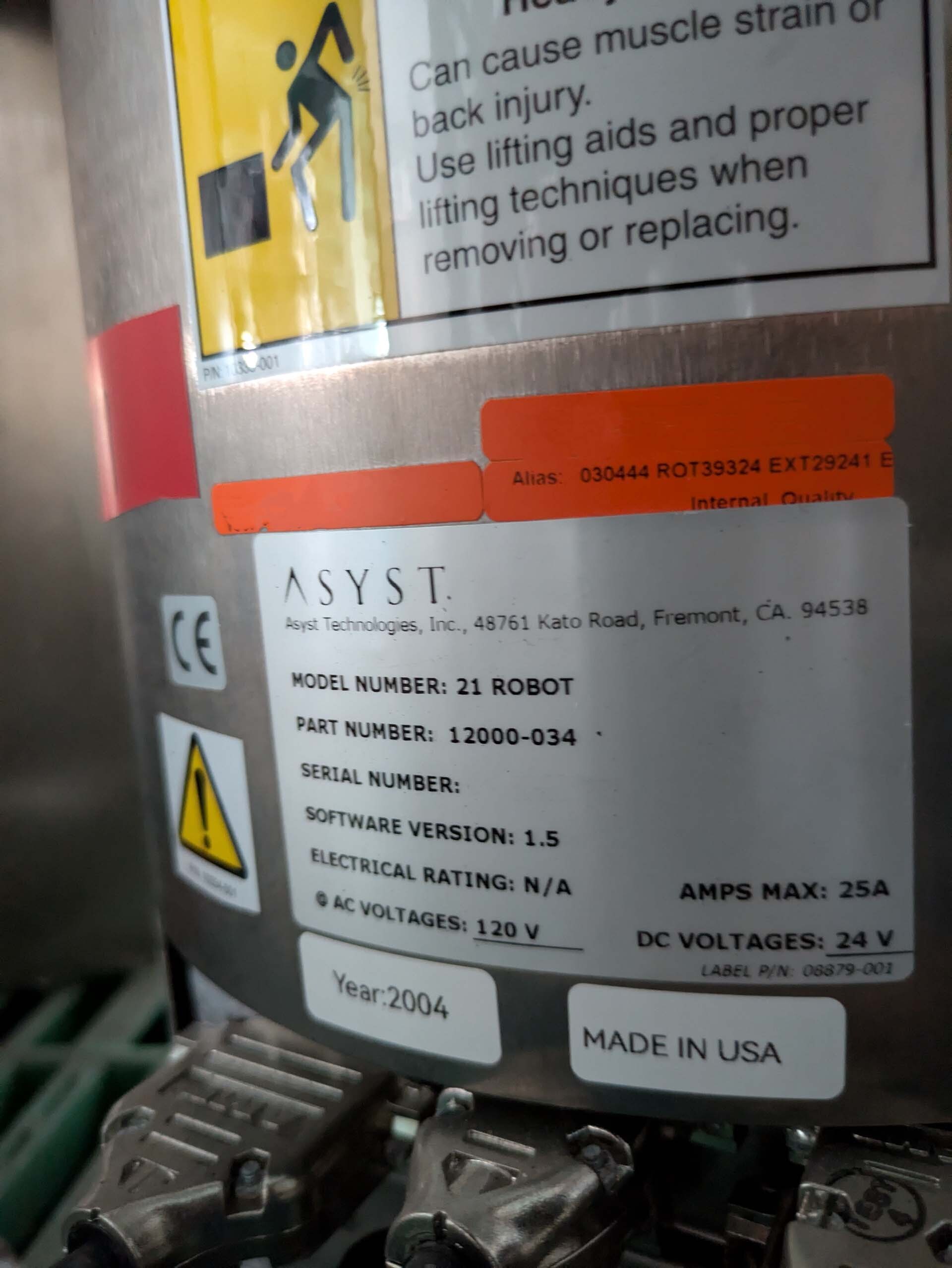 ASYST Robots Wafer Handler used for sale price #293771666, 2004 > buy ...