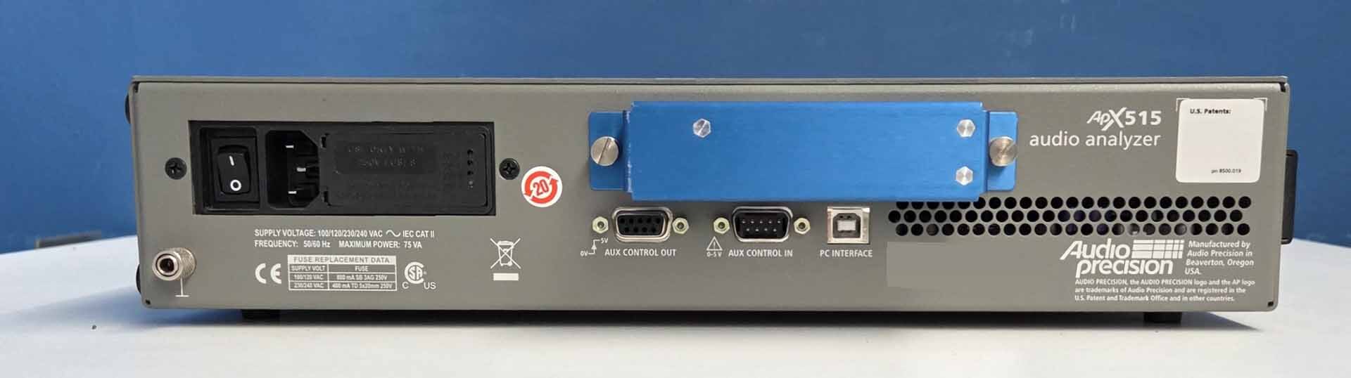 AUDIO PRECISION APx515 전자 테스트 장비 판매 가격 #293775566, 2017에 사용됨 > CAE에서 구매