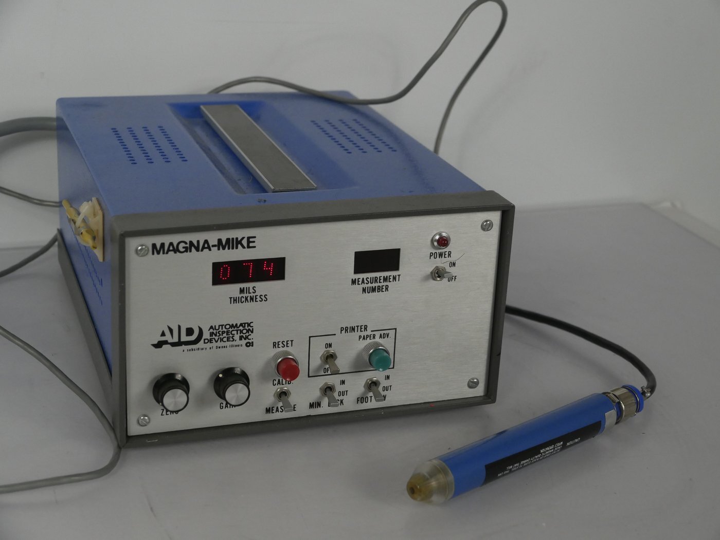 AUTOMATIC INSPECTION DEVICES Magna-Mike Wafer Tester used for sale ...