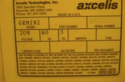 AXCELIS / FUSION GPL IP Etcher / Asher used for sale price #9027523 ...