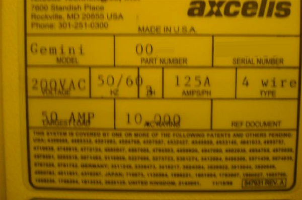 AXCELIS / FUSION GPL IP Etcher / Asher used for sale price #9038976 ...