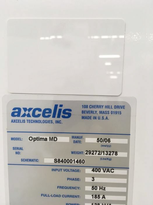 AXCELIS Optima MD used for sale price #293597623, 2006 > buy from CAE