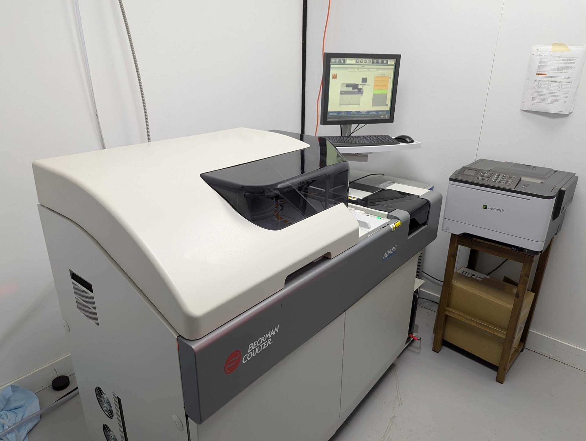 BECKMAN COULTER AU 480 實驗室設備 用於銷售價格 #293763422 > 從 CAE 購買