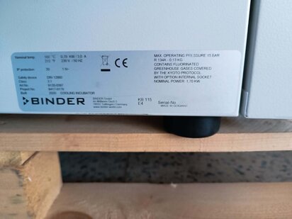 BINDER KB115 Oven / Furnace used for sale price #293697543 > buy from CAE