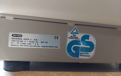 BIO-RAD ChemiDoc XRS 실험실 장비 & 액세서리 판매 가격 #9366033에 사용됨 > CAE에서 구매