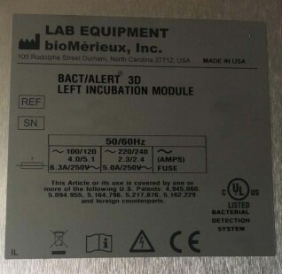 BIOMERIEUX BacT/ALERT 3D Lab Equipment used for sale price #9241157 ...