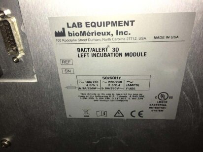 BIOMERIEUX BacT/ALERT 3D Lab Equipment used for sale price #9241157 ...