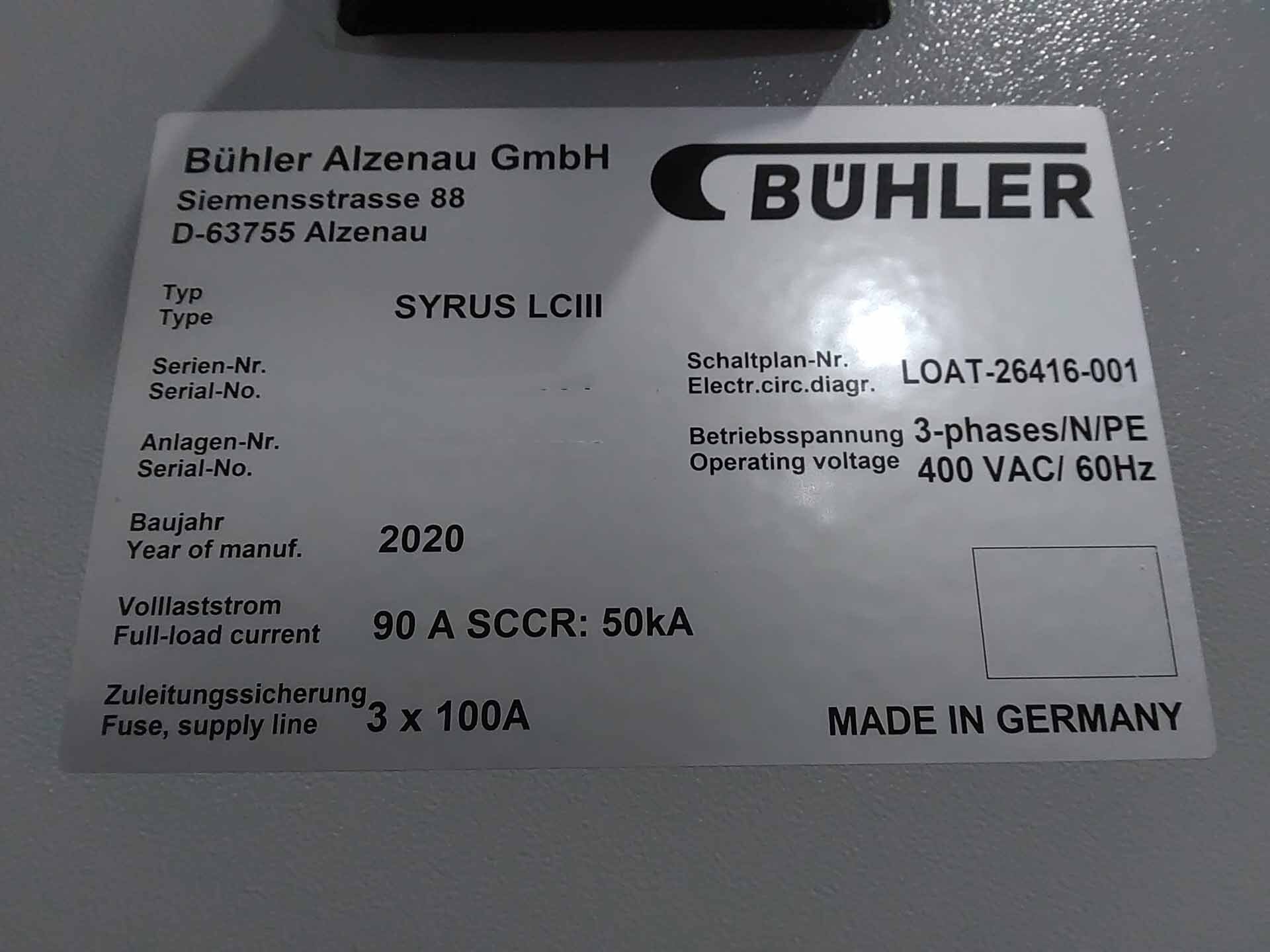 BUHLER / LEYBOLD OPTICS Syrus 1350 LC III Photoresist used for sale ...