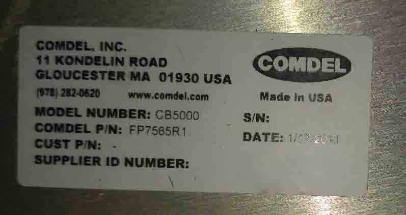 COMDEL CB 5000 전원 공급 장치 판매 가격 #9187177, 2011에 사용됨 > CAE에서 구매