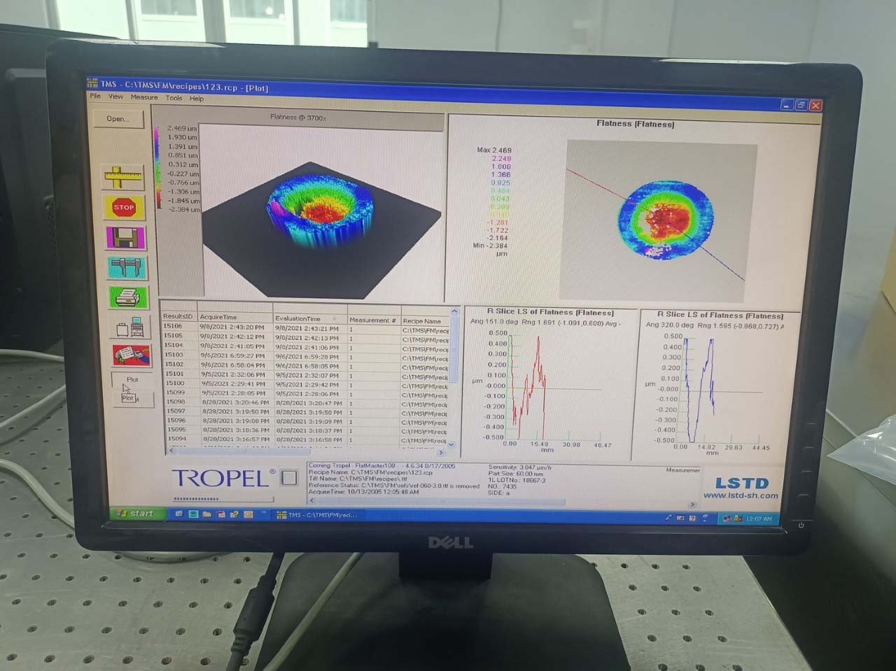 CORNING / TROPEL Flatmaster 100 晶圆检测仪 用于销售价格 #293659382 > 从 CAE 购买