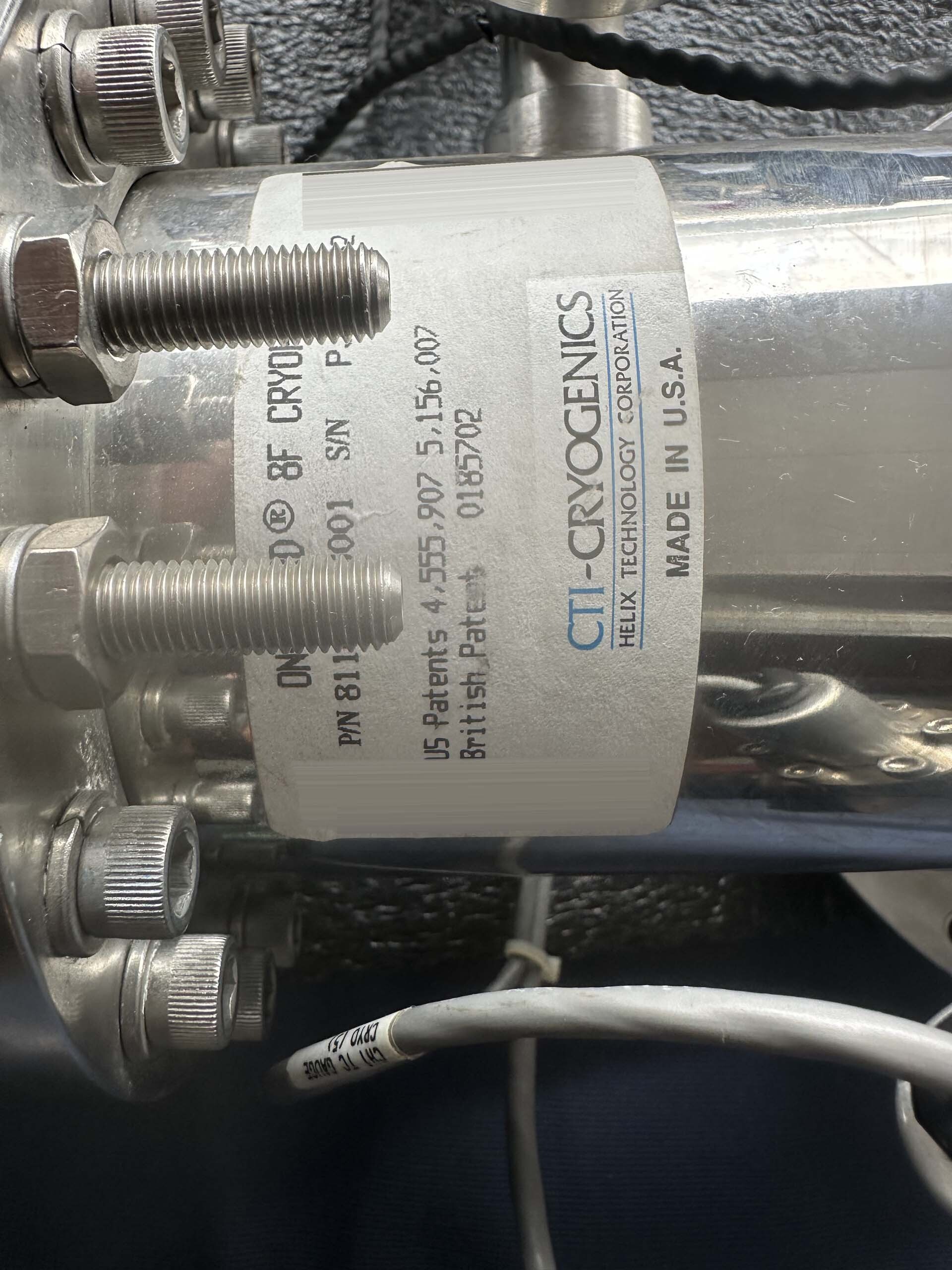 CTI-CRYOGENICS 8F (On-Board) Pump used for sale price #293772514 > buy ...