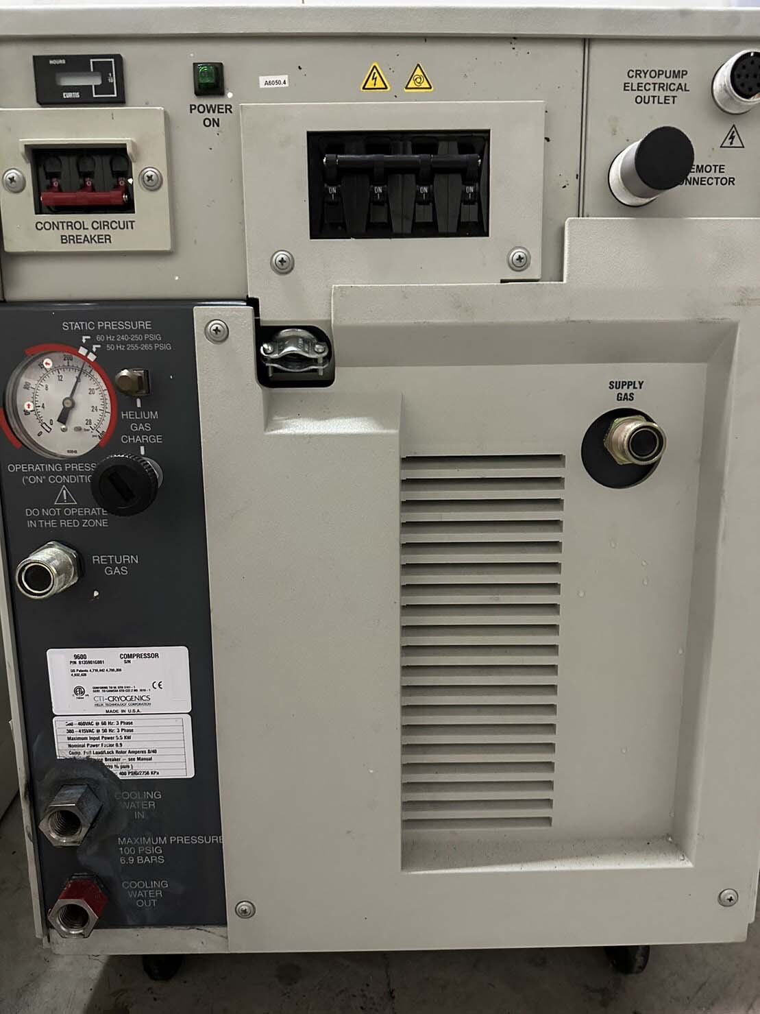 CTI-CRYOGENICS 9600 펌프 판매 가격 #293663565에 사용됨 > CAE에서 구매