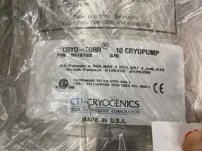 CTI-CRYOGENICS Torr 10 Pump used for sale price #9263361 > buy from CAE