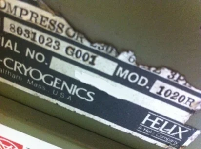 CTI-CRYOGENICS 1020R Pump used for sale price #161620 > buy from CAE