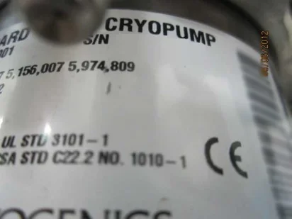 CTI-CRYOGENICS 8F Pump used for sale price #193978 > buy from CAE