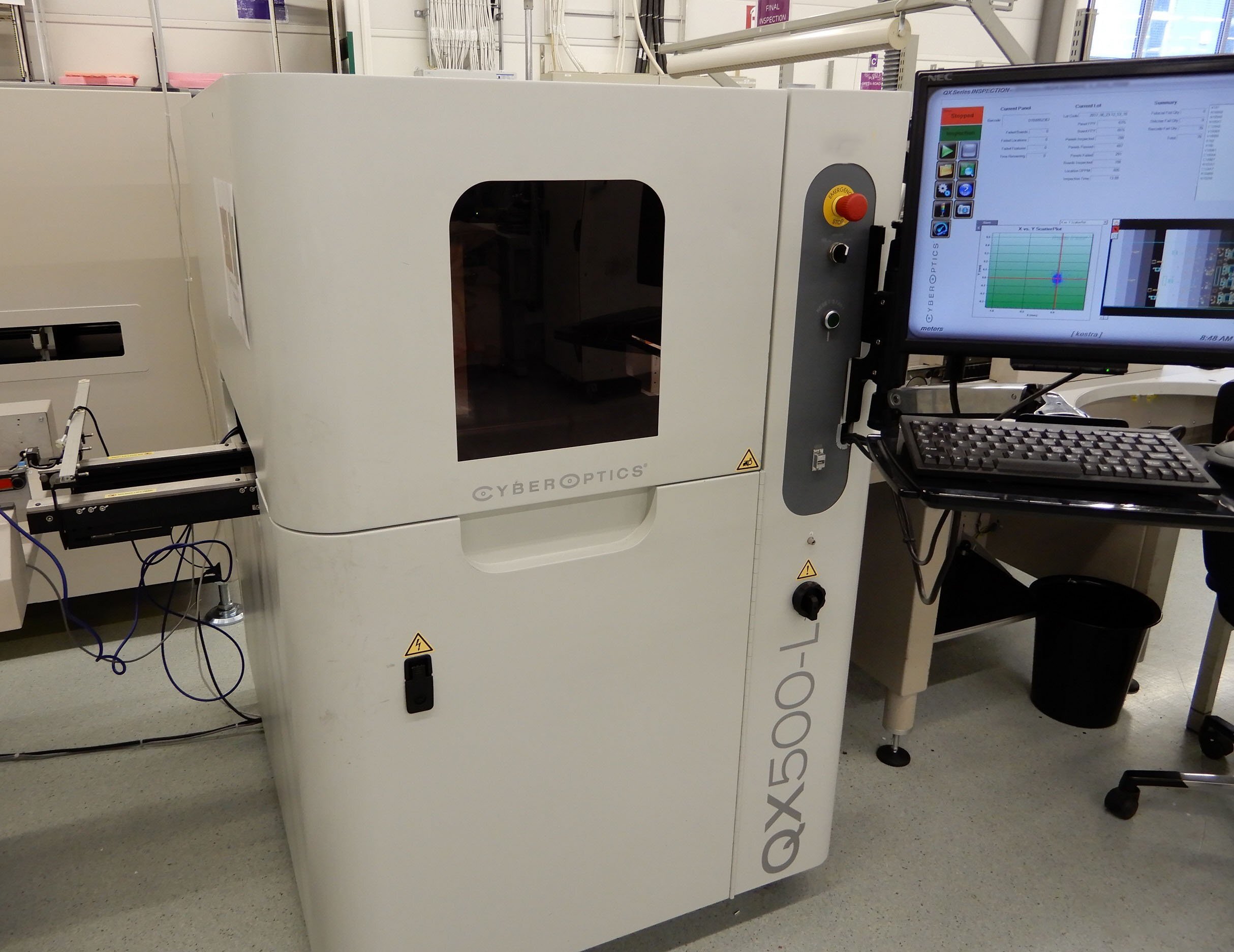 CYBEROPTICS QX 500-L はセール価格 #9298307 で使用されています > CAE から購入