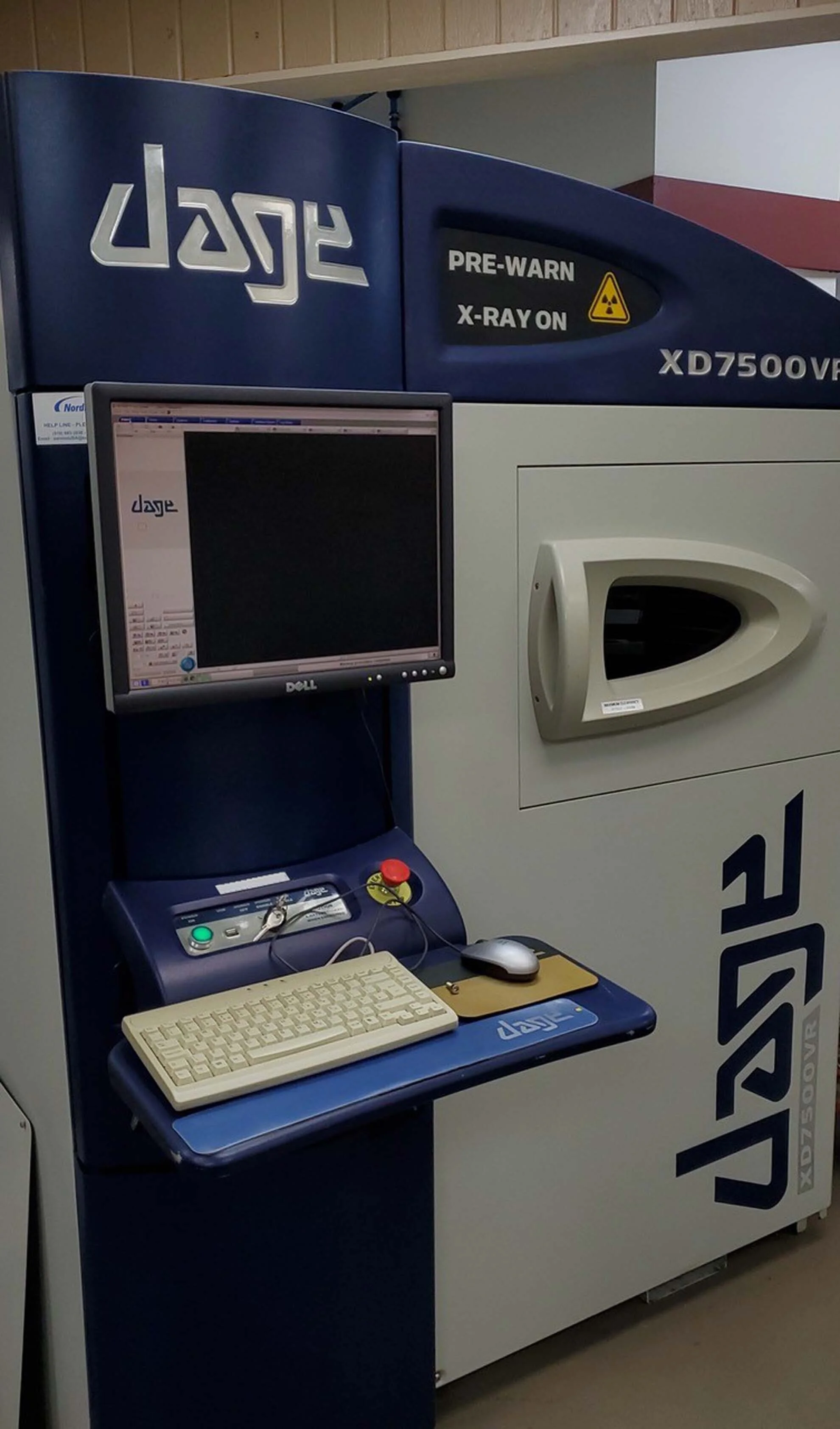 DAGE XD 7500VR 엑스레이 장비 판매 가격 #9253587, 2005에 사용됨 > CAE에서 구매