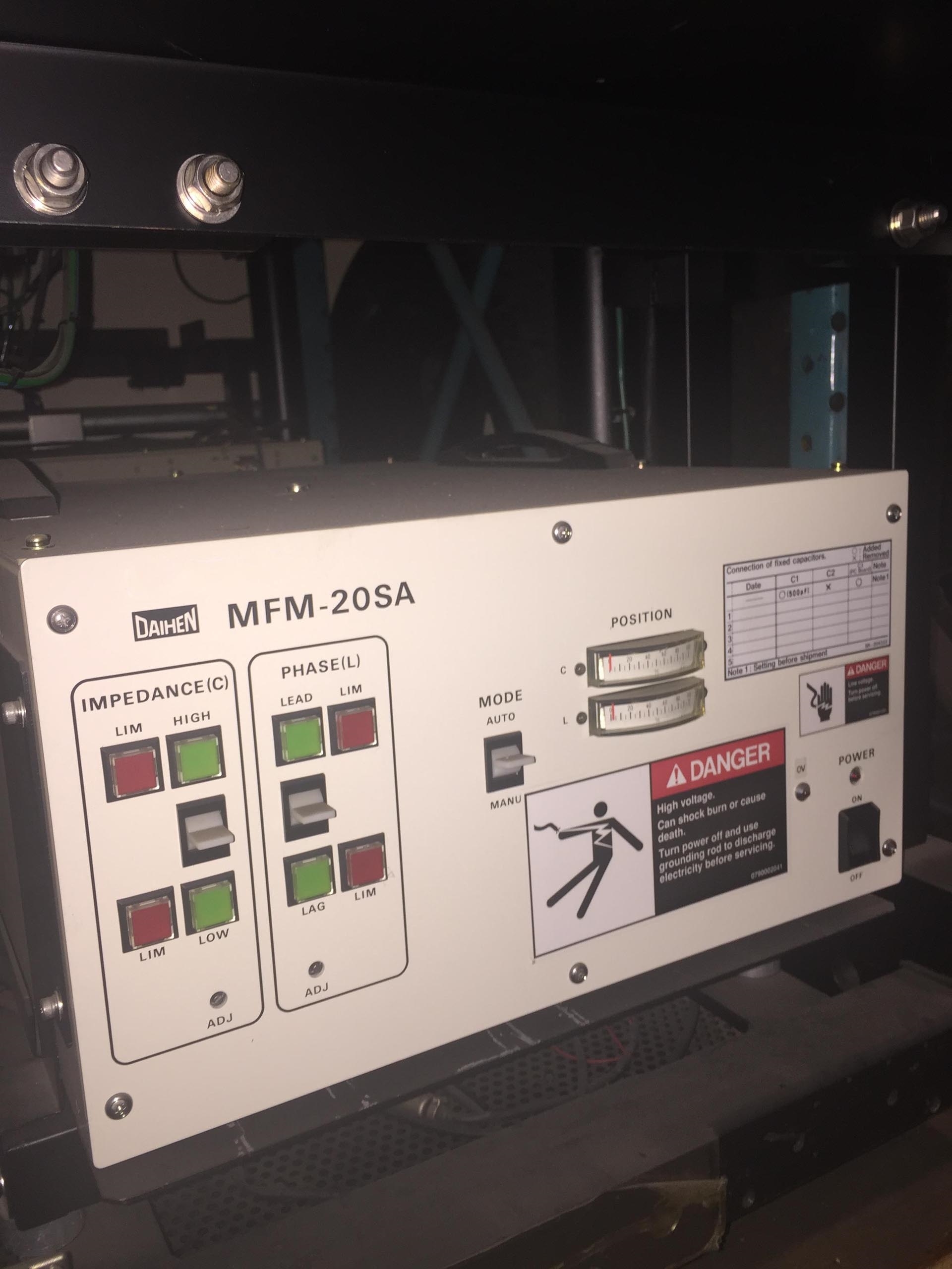 DAIHEN MFM-20SA 전원 공급 장치 판매 가격 #9227797에 사용됨 > CAE에서 구매